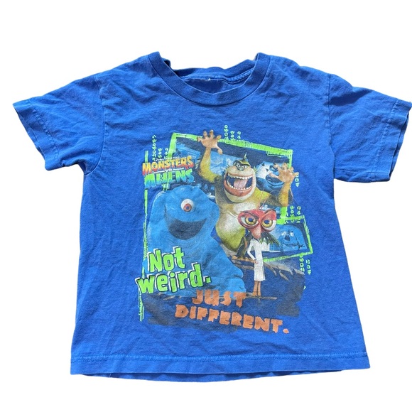 Dreamworks | Shirts & Tops | Dreamworks Monsters Vs Aliens Not Weird ...